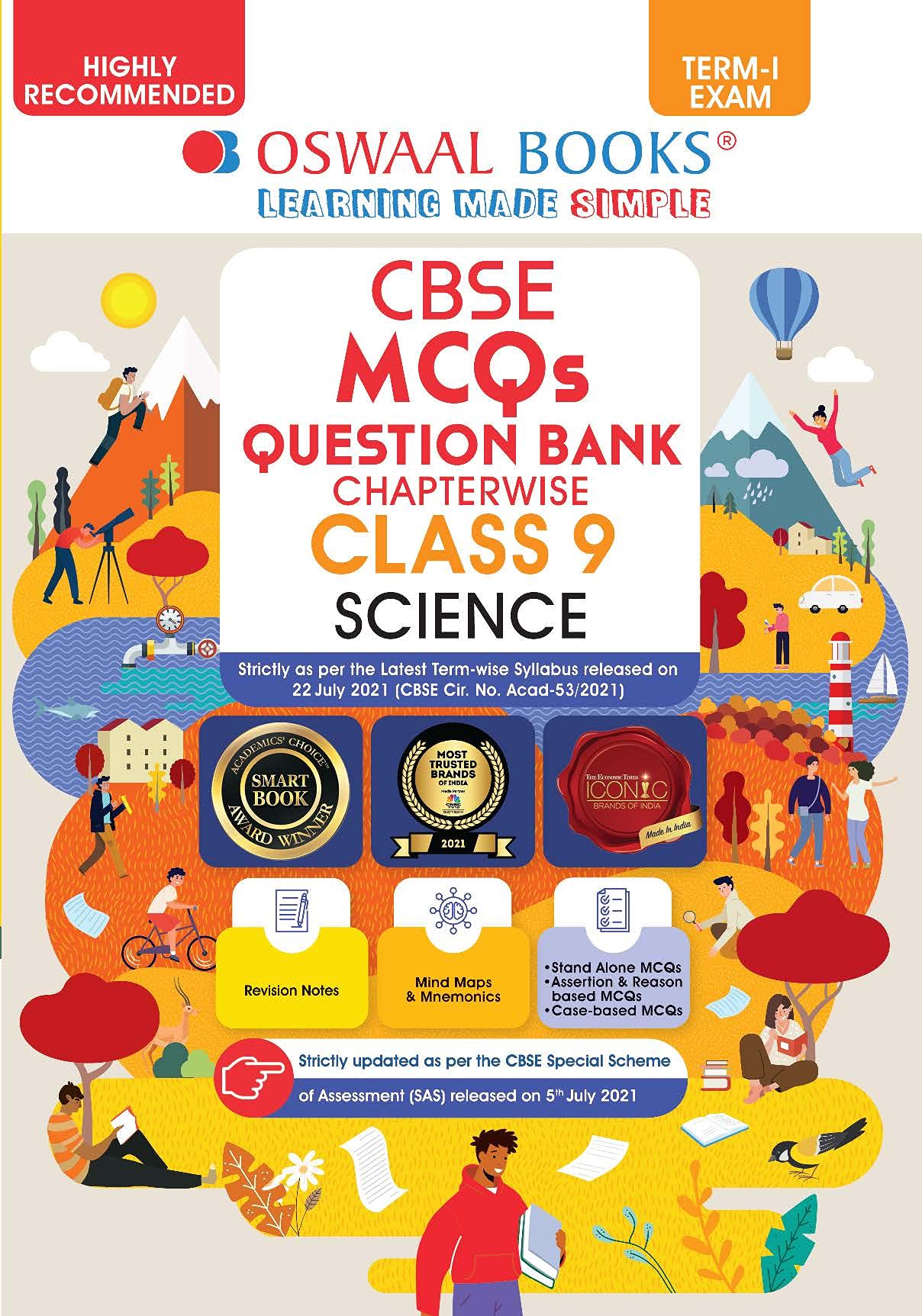 Oswaal CBSE MCQs Question Bank For Term-I, Class 9, Science by Oswaal ...