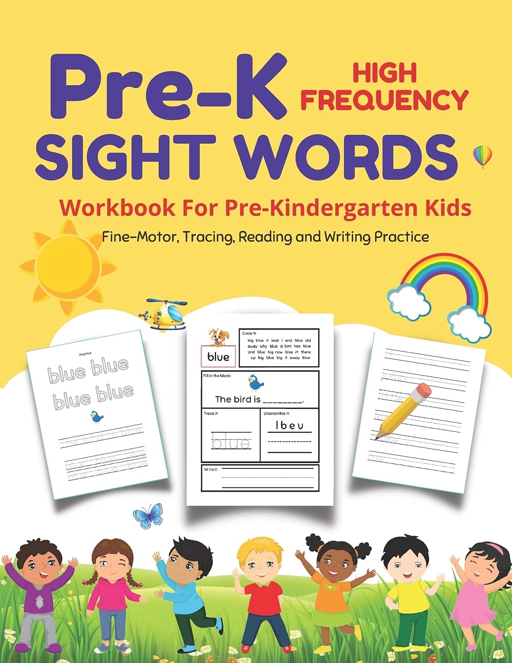 Pre-K Sight Words: A Pre-K Workbook For Kids Age 3-5 by Cindy Bracken ...