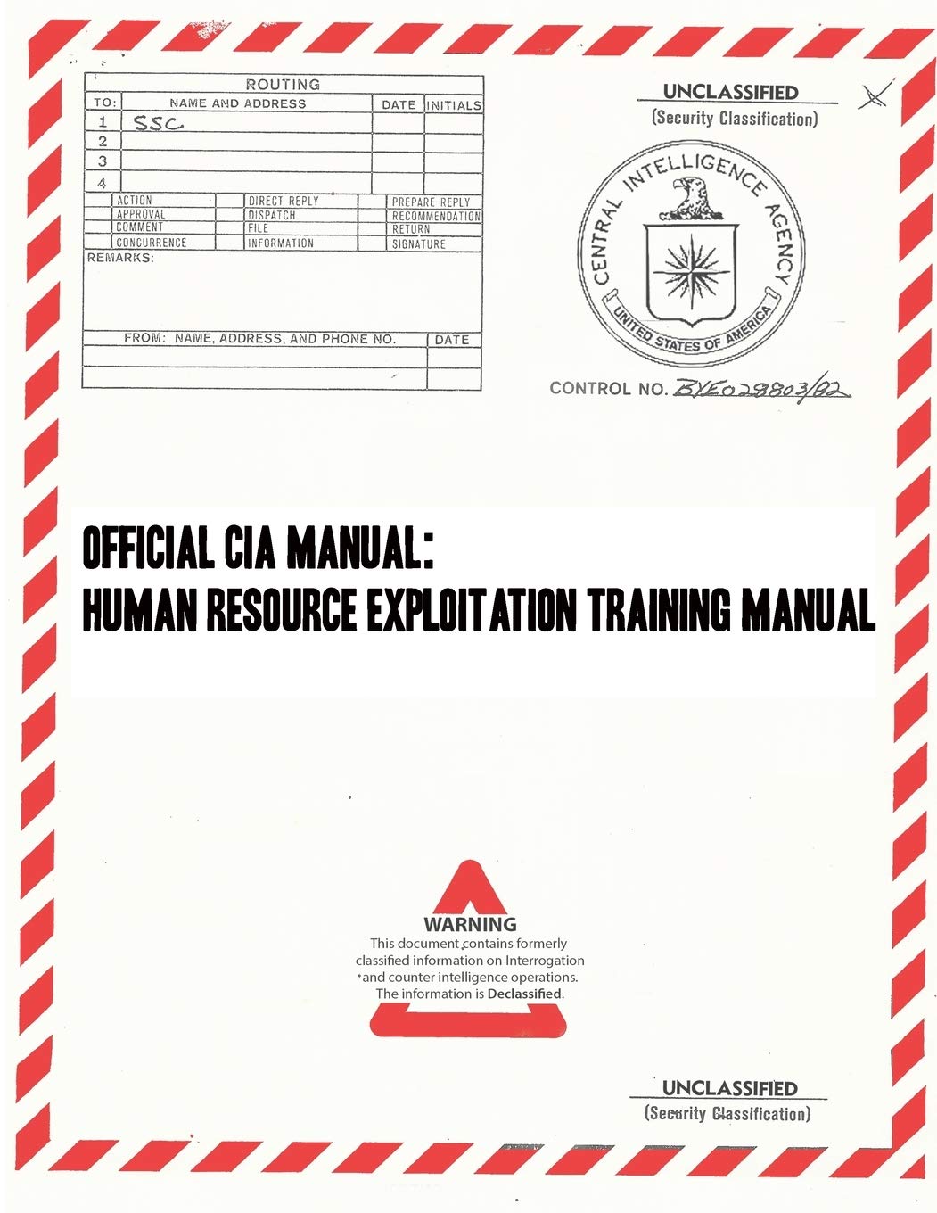 Official CIA Manual: Human Resource Exploitation Training Manual by ...