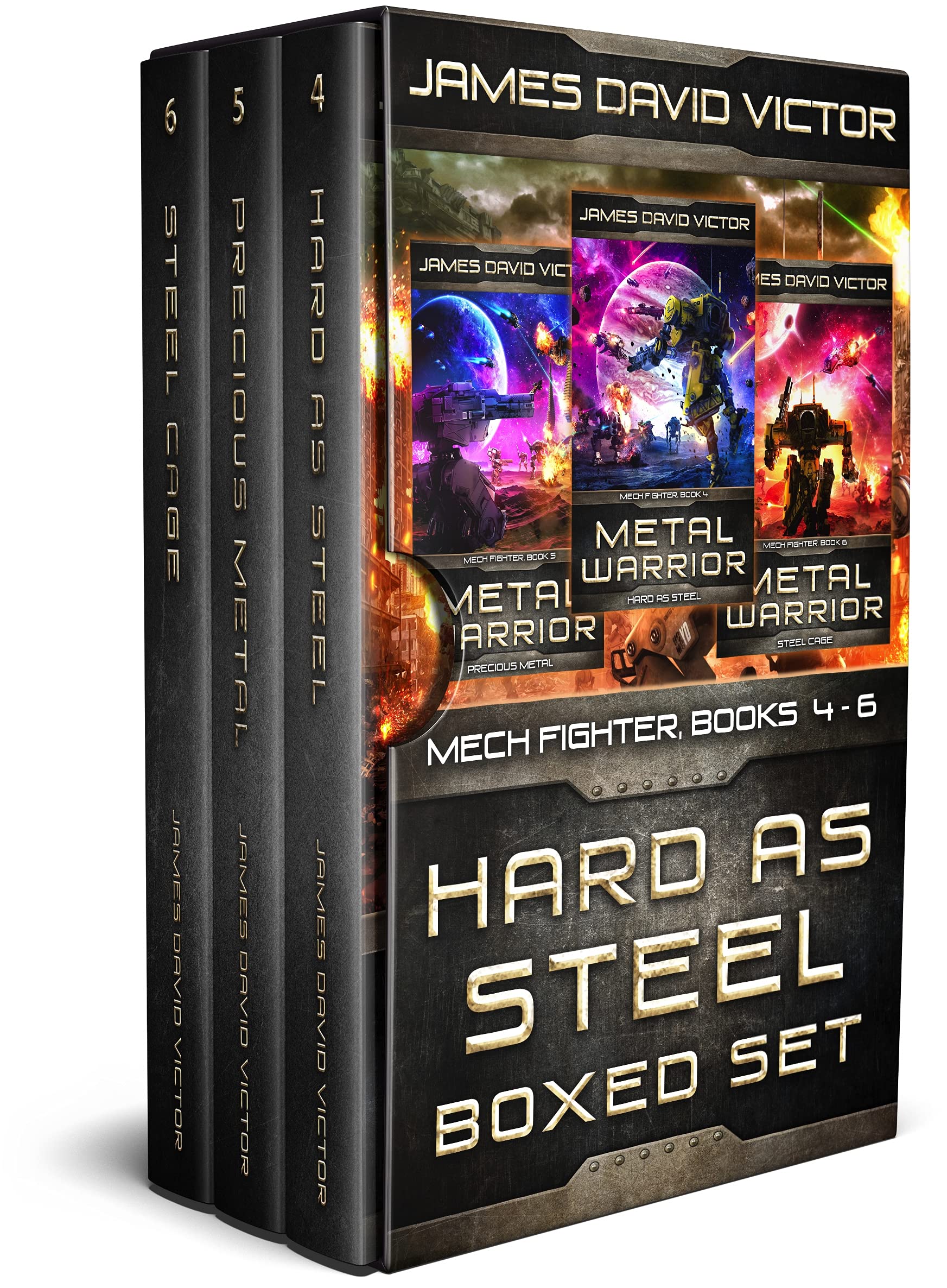 Hard as Steel Boxed Set: Mech Fighter Books 4 - 6 by James David Victor ...