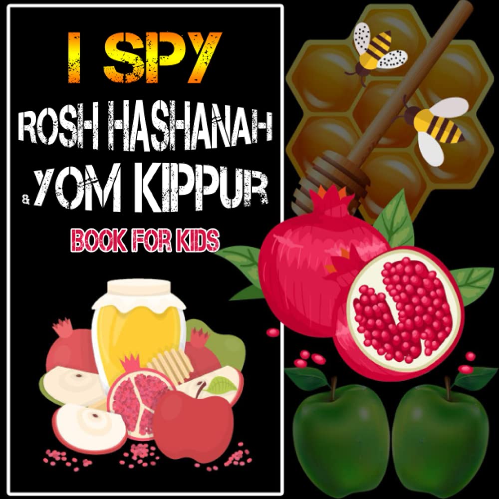 I Spy Rosh Hashanah & Yom Kippur Book for Kids: A Fun Coloring book for ...