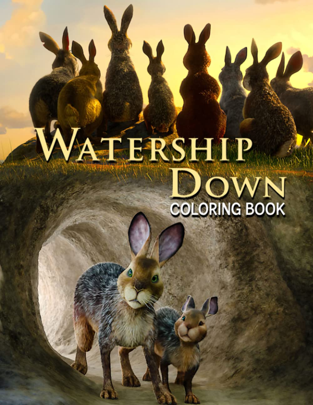 Watership Down Coloring Book: Nice Gifts For Fans Of Watership Down To ...