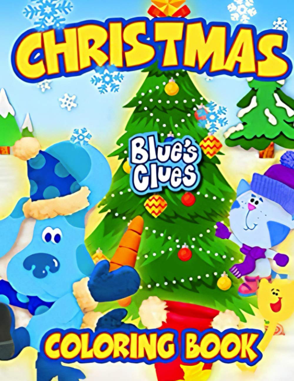 Blue's Clues Christmas Coloring Book: Christmas Designs Coloring Pages ...