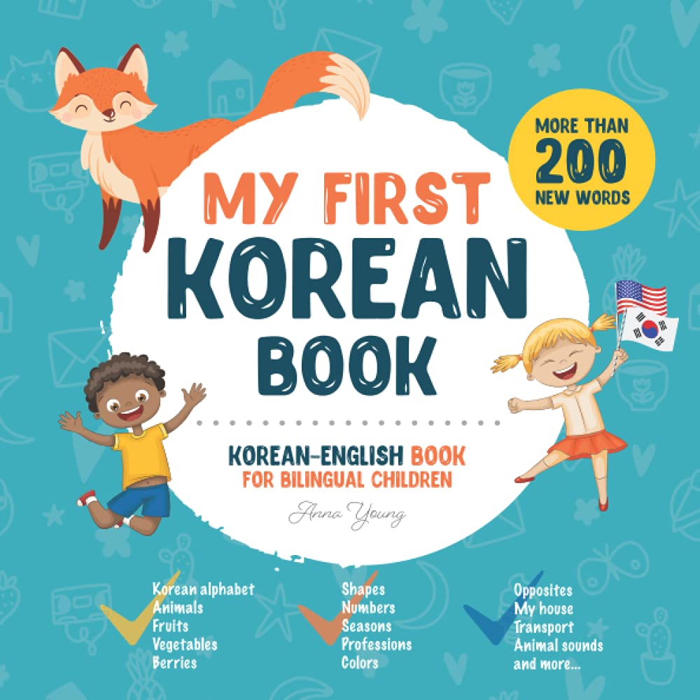 My First Korean Book. Korean-English Book for Bilingual Children ...