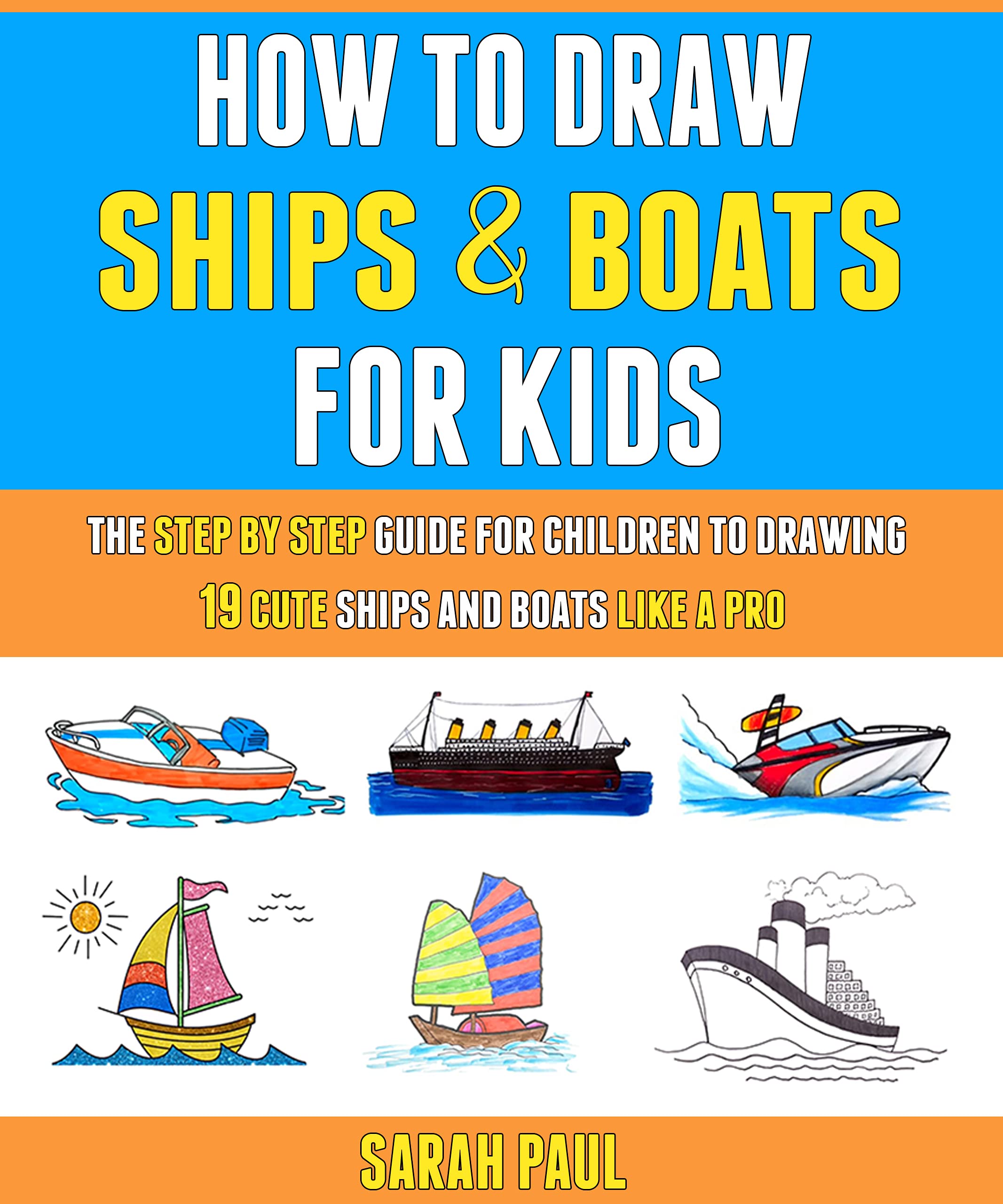 Boats Drawing For Kids
