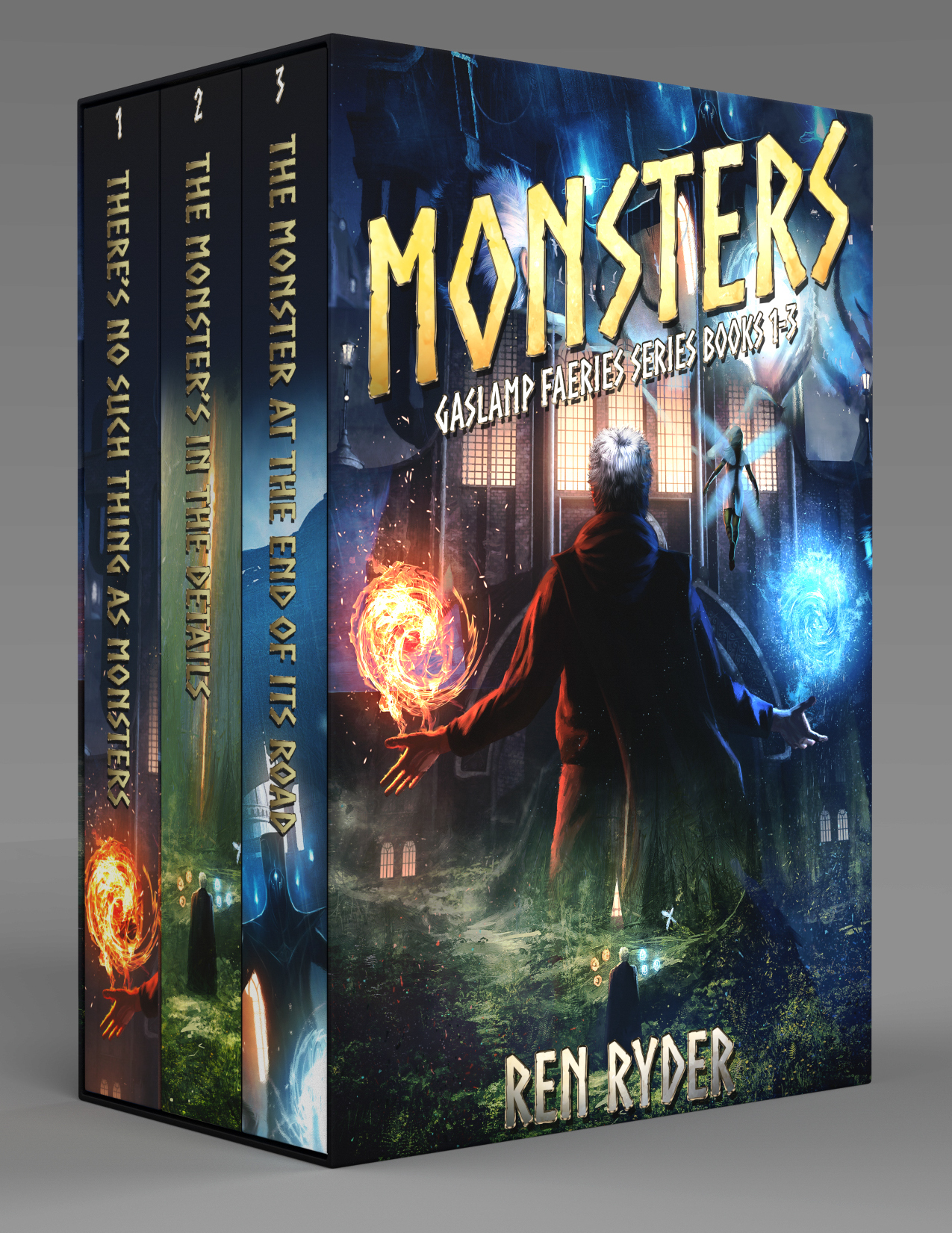 Monsters Omnibus (Gaslamp Faeries Series Books 1-3) by Ren Ryder ...