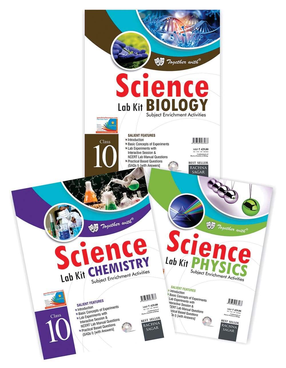 Together With CBSE Lab Kit Science for Class 10 (Physics+Chemistry ...