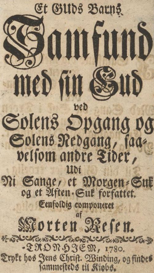 Et Guds Barns Samfund med sin Gud ved Solens Opgang og Solens Nedgang ...