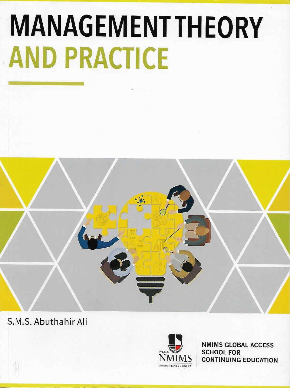 Management Theory and Practice by S.M.S. Abuthahir | Goodreads