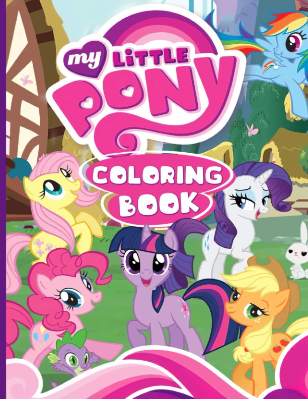 My Little Pony Coloring Book: Great My Little Pony Adult Coloring Books ...