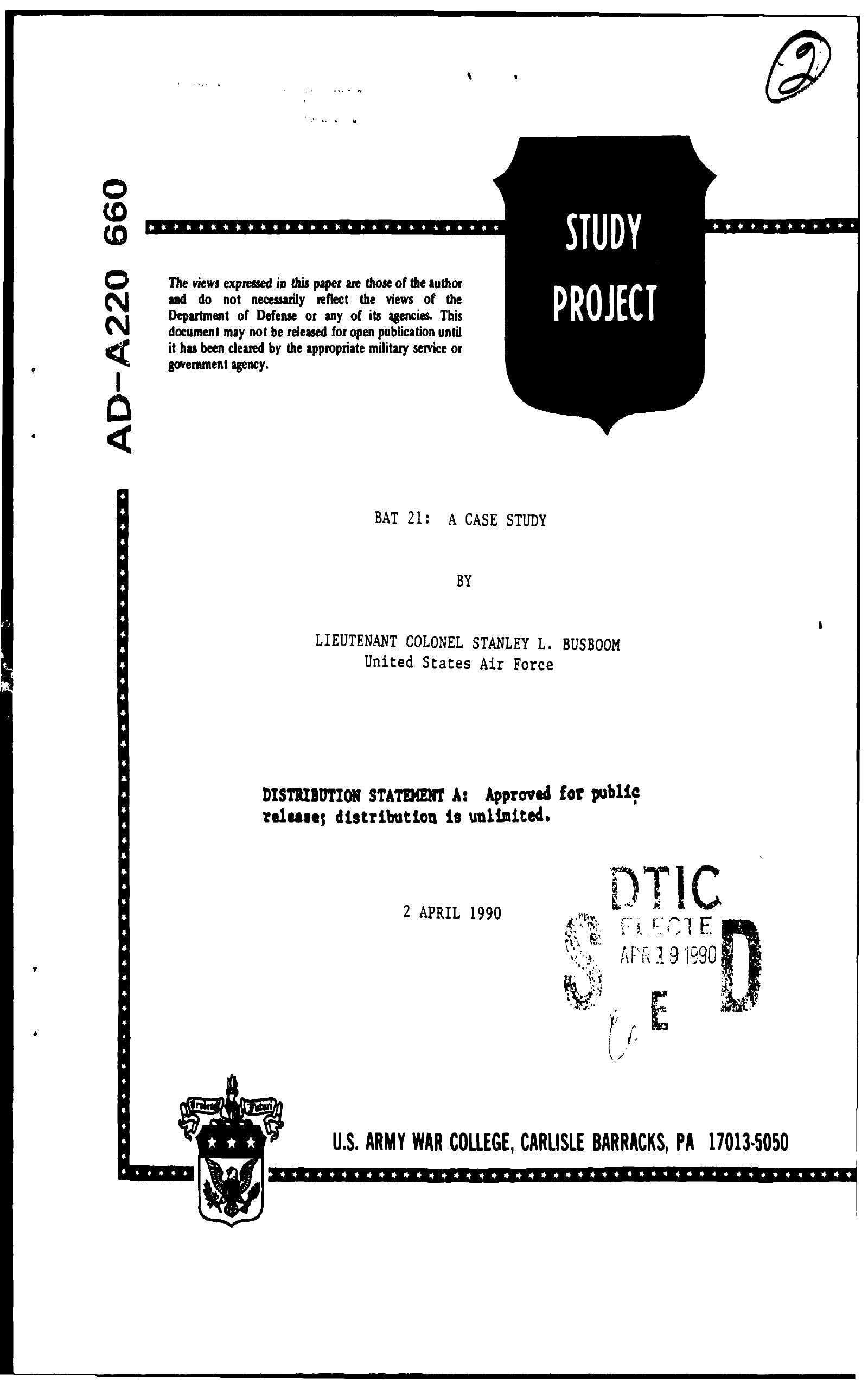 Bat 21: A Case Study by U.S. Army War College | Goodreads