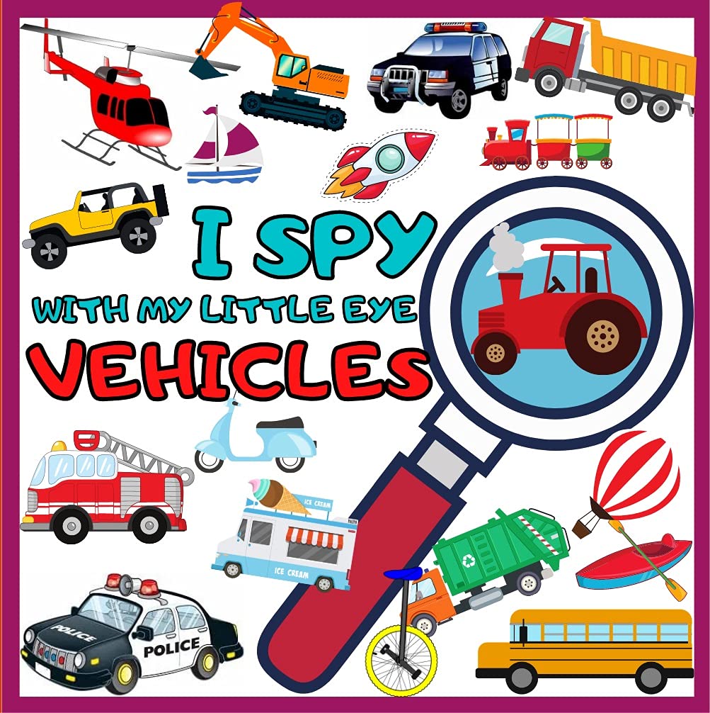 I Spy With My Little Eye Vehicles: Let's Play I Spy Vehicles For 2-5 ...