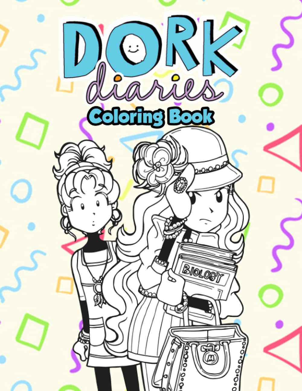 Dork Diaries Coloring Book: Perfect Coloring Book For Adults and Kids ...
