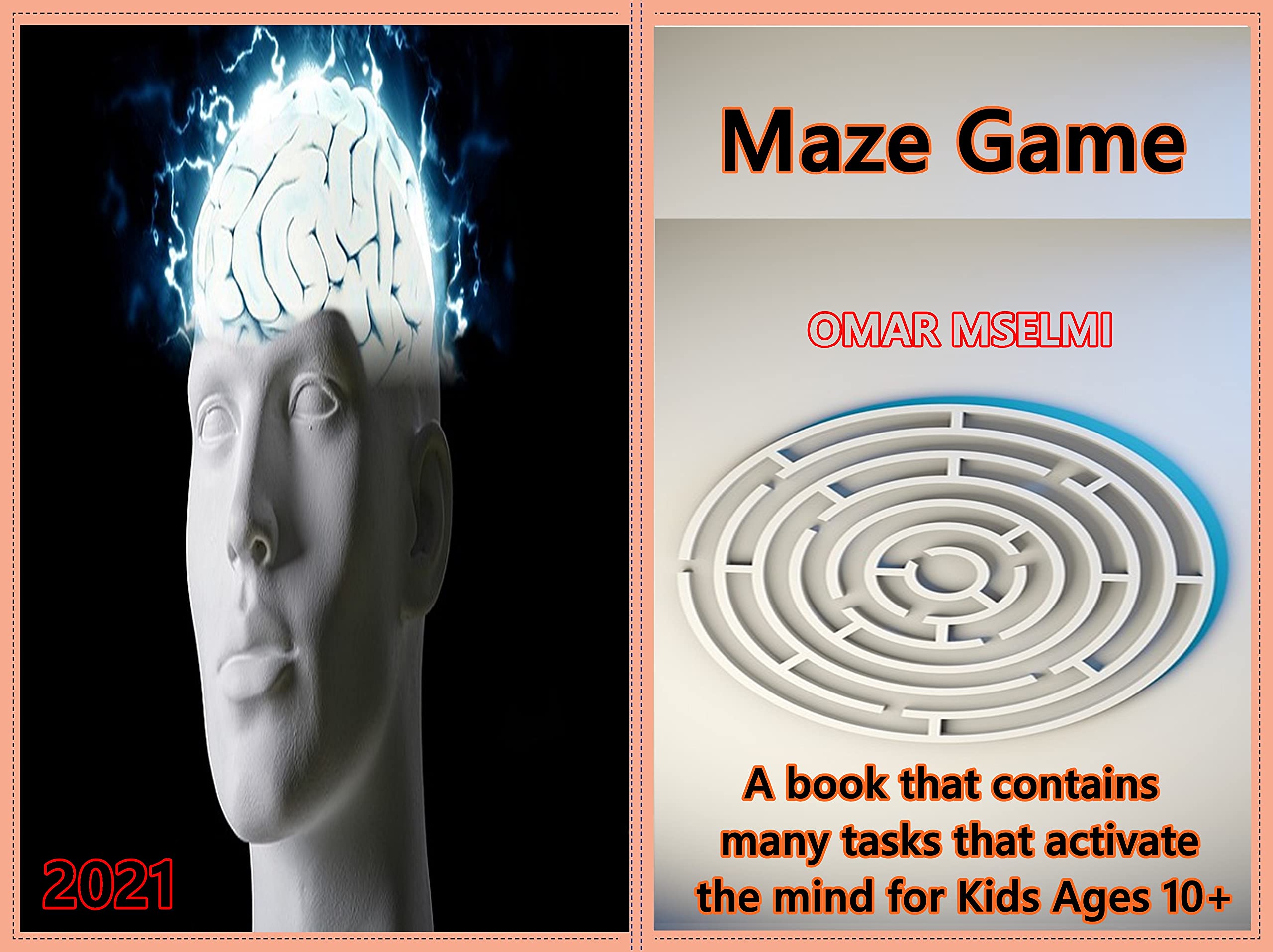 Maze Game: A book that contains many tasks that activate the mind for ...