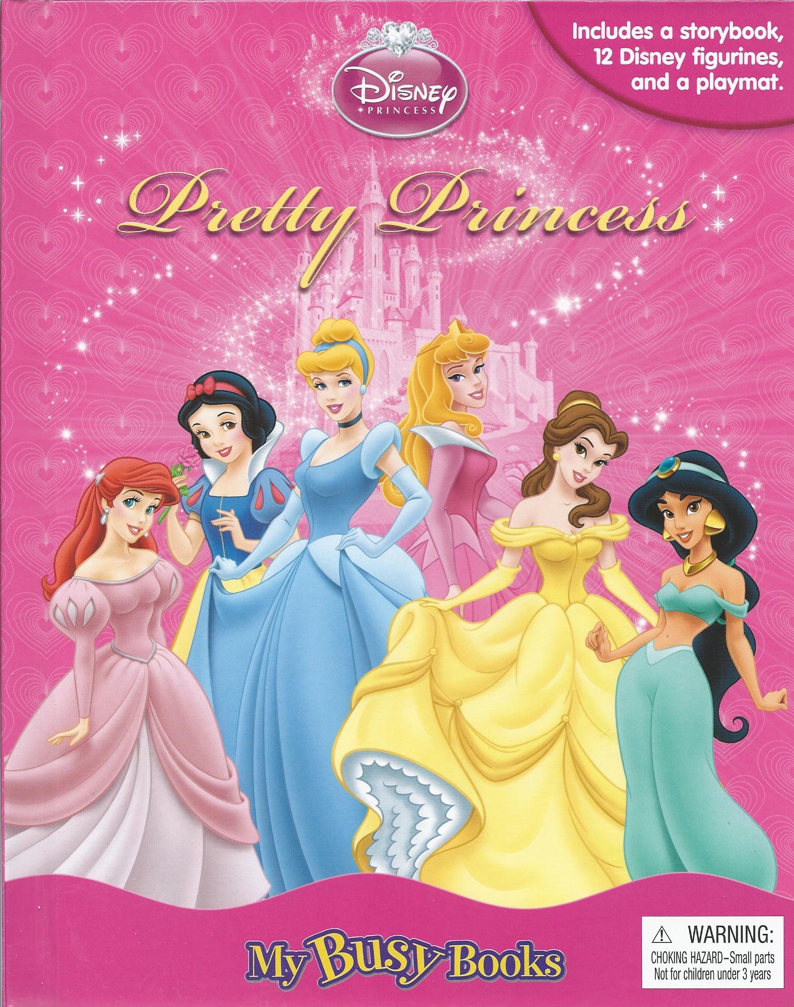Disney My Busy Books Princesses Activity Storybook 12 Figures Playmat ...