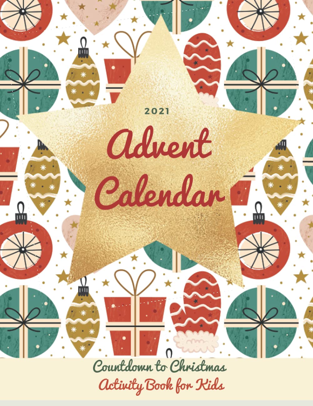 Advent Calendar 2021 Countdown to Christmas Activity Book for Kids ...