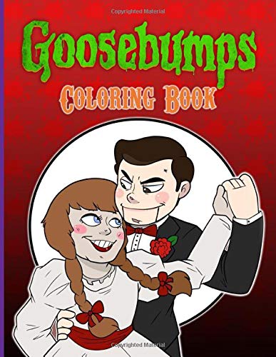 Goosebumps Coloring Book: Goosebumps Crayola Relaxation Adult Coloring ...