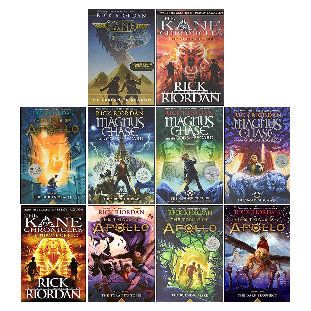Rick Riordan 10 Books Collection Set by Rick Riordan | Goodreads