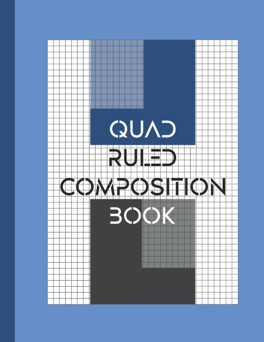 Quad Ruled Composition Book Graph Paper Notebook 5mm Squares By