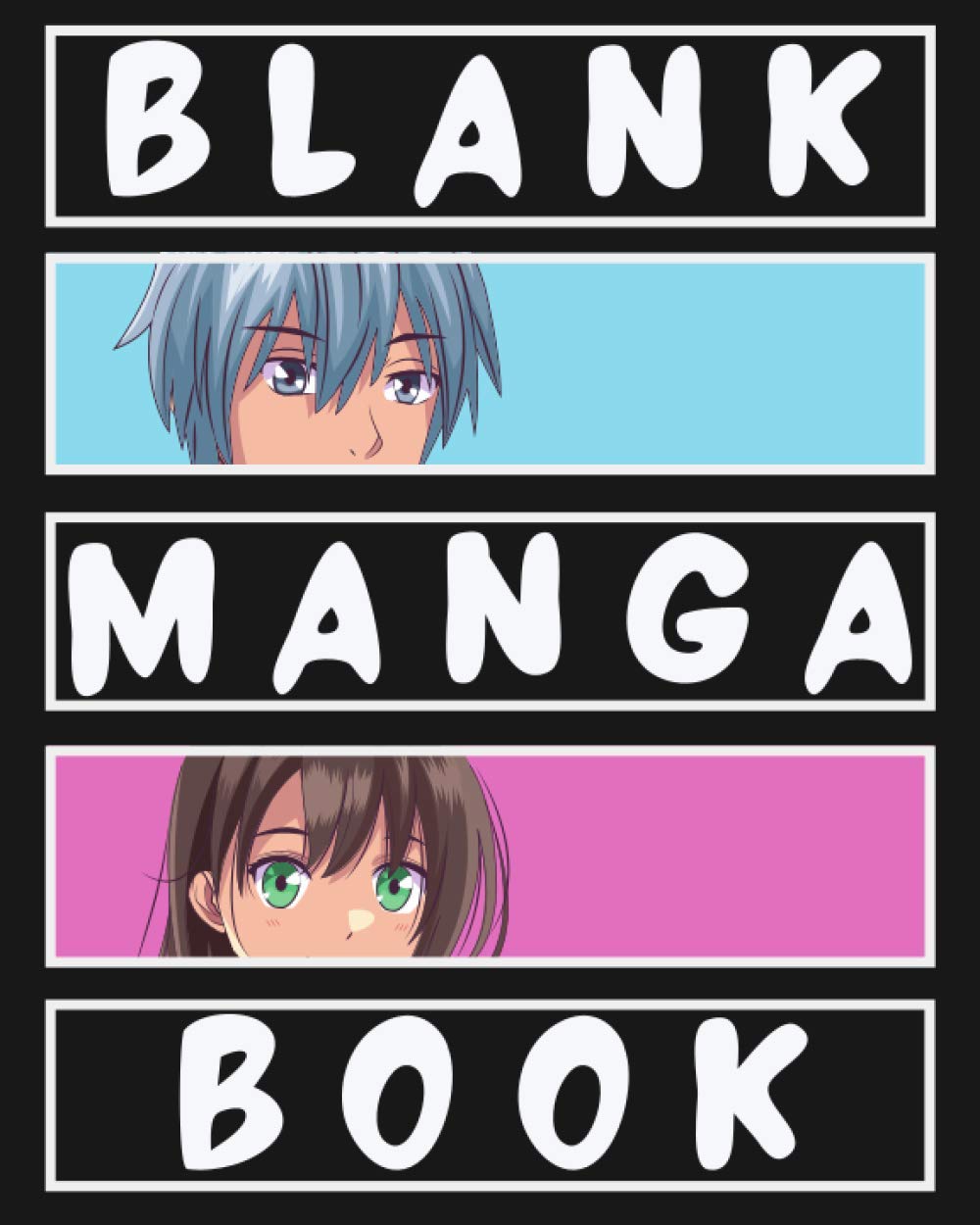 Blank Manga Book Create Your Own Manga 100 Pages Of Blank Manga Comic Book Templates For