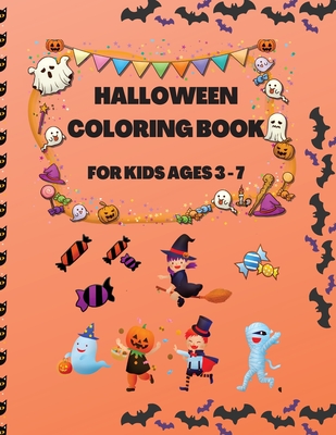 Halloween Coloring Book for Children Ages 3 - 7: Coloring Pages with ...