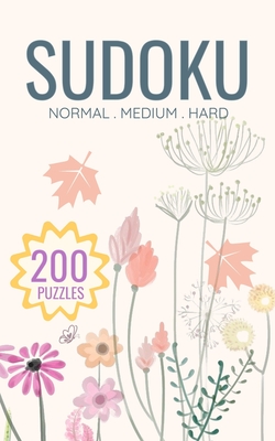 Sudoku: Pretty Pocket Sudoku Puzzle Book | 200 Puzzles | Travel ...