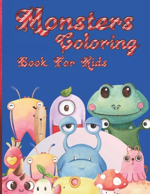Monsters Coloring Book For Kids: Funny, Quirky Monster coloring book ...