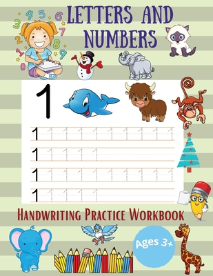 Letters and Numbers Handwriting Practice Workbooks by Over The Rainbow ...