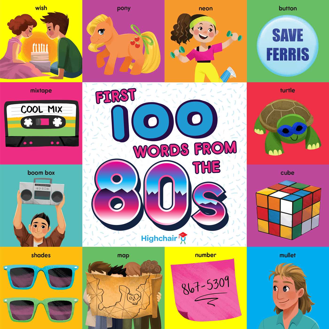 First 100 Words From the 80s (Highchair U) by Sara Miller | Goodreads