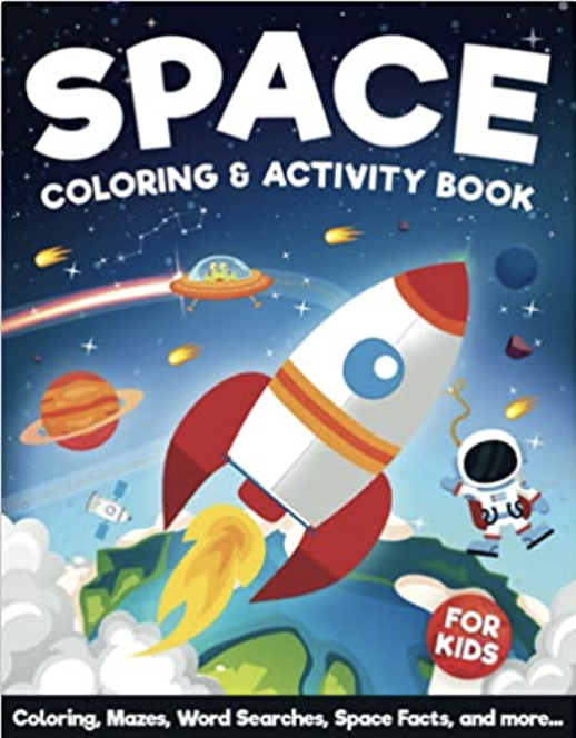 Space Coloring and Activity Book for Kids Ages 8-12 by Jennifer L ...