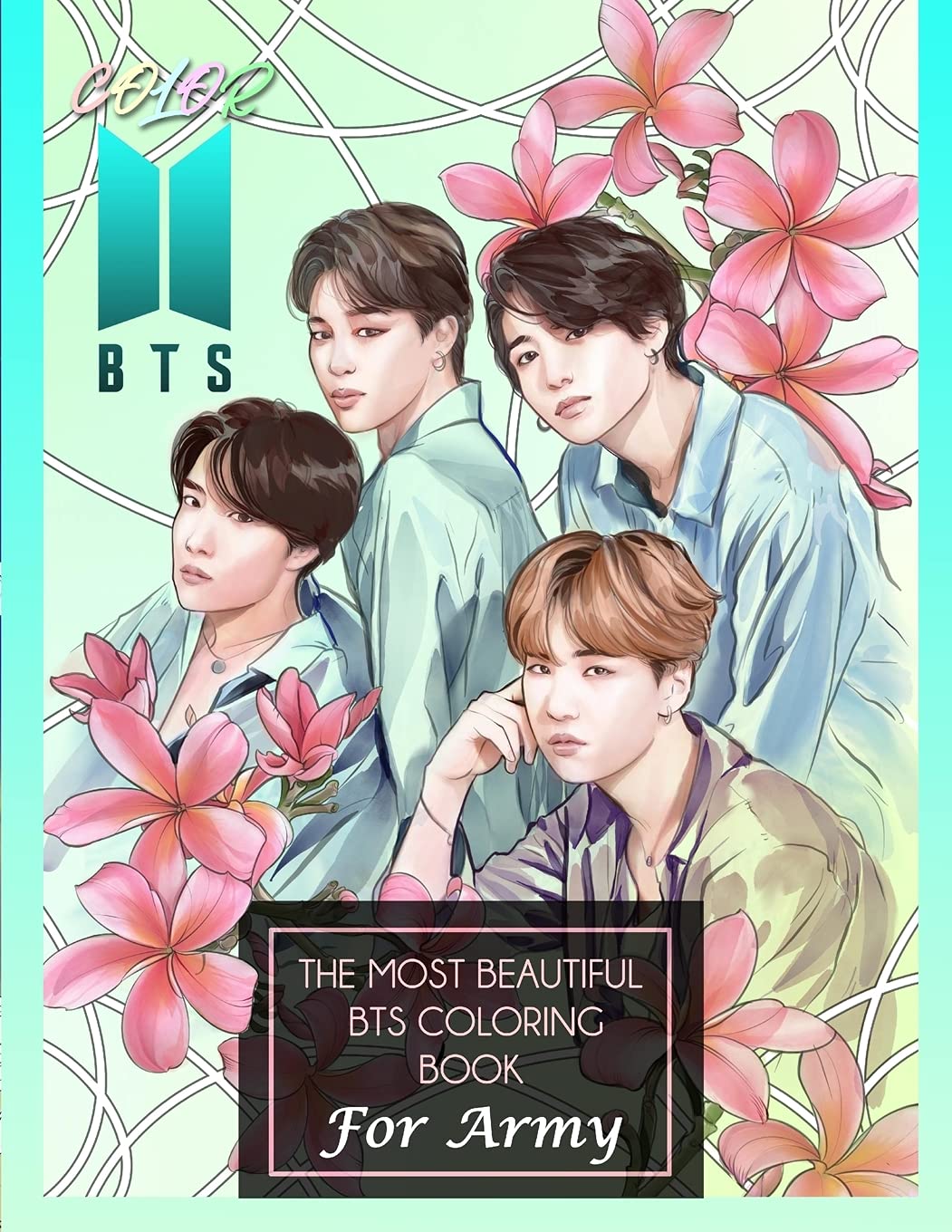 Color BTS! The Most Beautiful BTS Coloring Book For ARMY by Kpop-Ftw ...