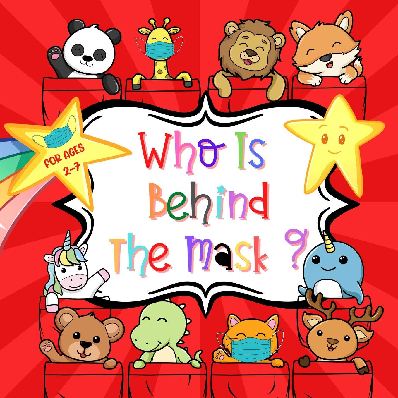 Who Is Behind The Mask ?: A Funny Animal Guessing Game Book For Parents ...