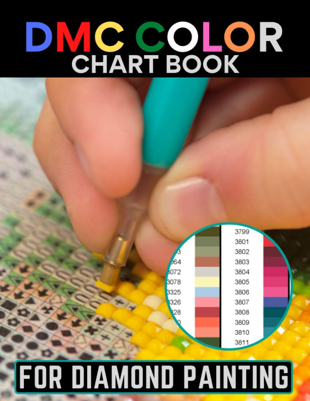 DMC Color Chart Book For Diamond Painting 597 Color Codes For Diamond