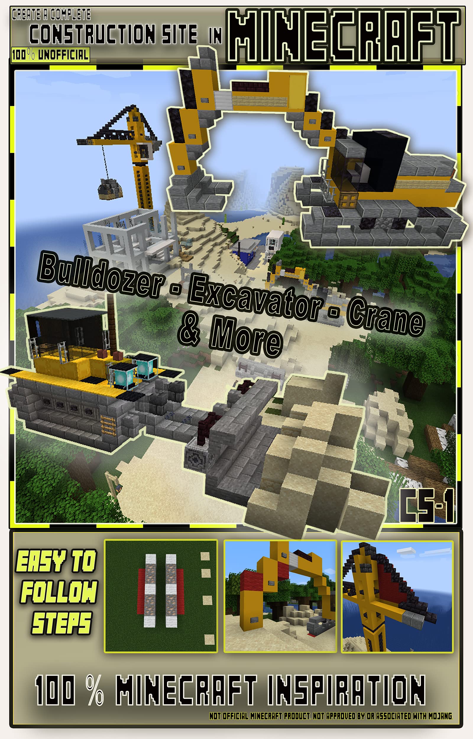 Create a Construction Site in Minecraft: How to build a construction ...