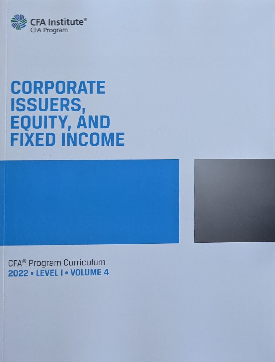 Corporate Issuers, Equity, and Fixed Income by CFA Institute | Goodreads