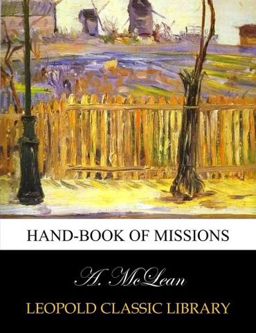 Hand-book of missions by A. McLean | Goodreads