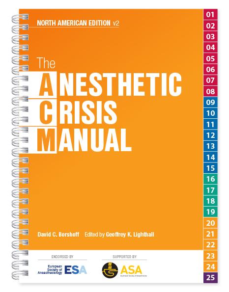 The Anesthetic Crisis Manual by David C. Borshoff | Goodreads