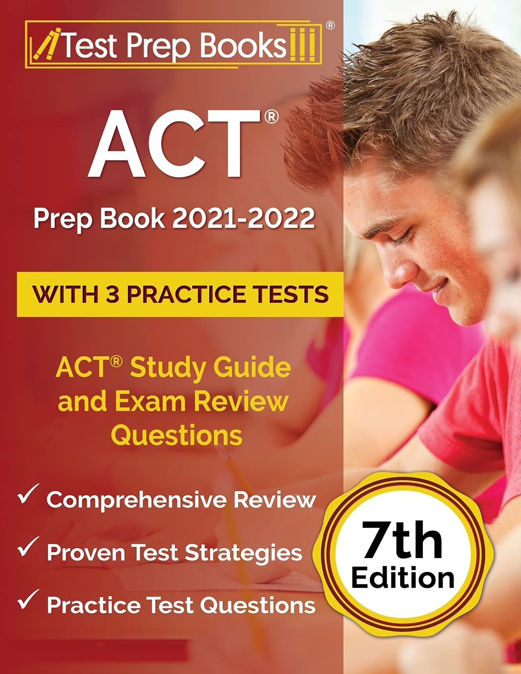 ACT Prep Book 2021-2022 with 3 Practice Tests: ACT Study Guide and Exam ...