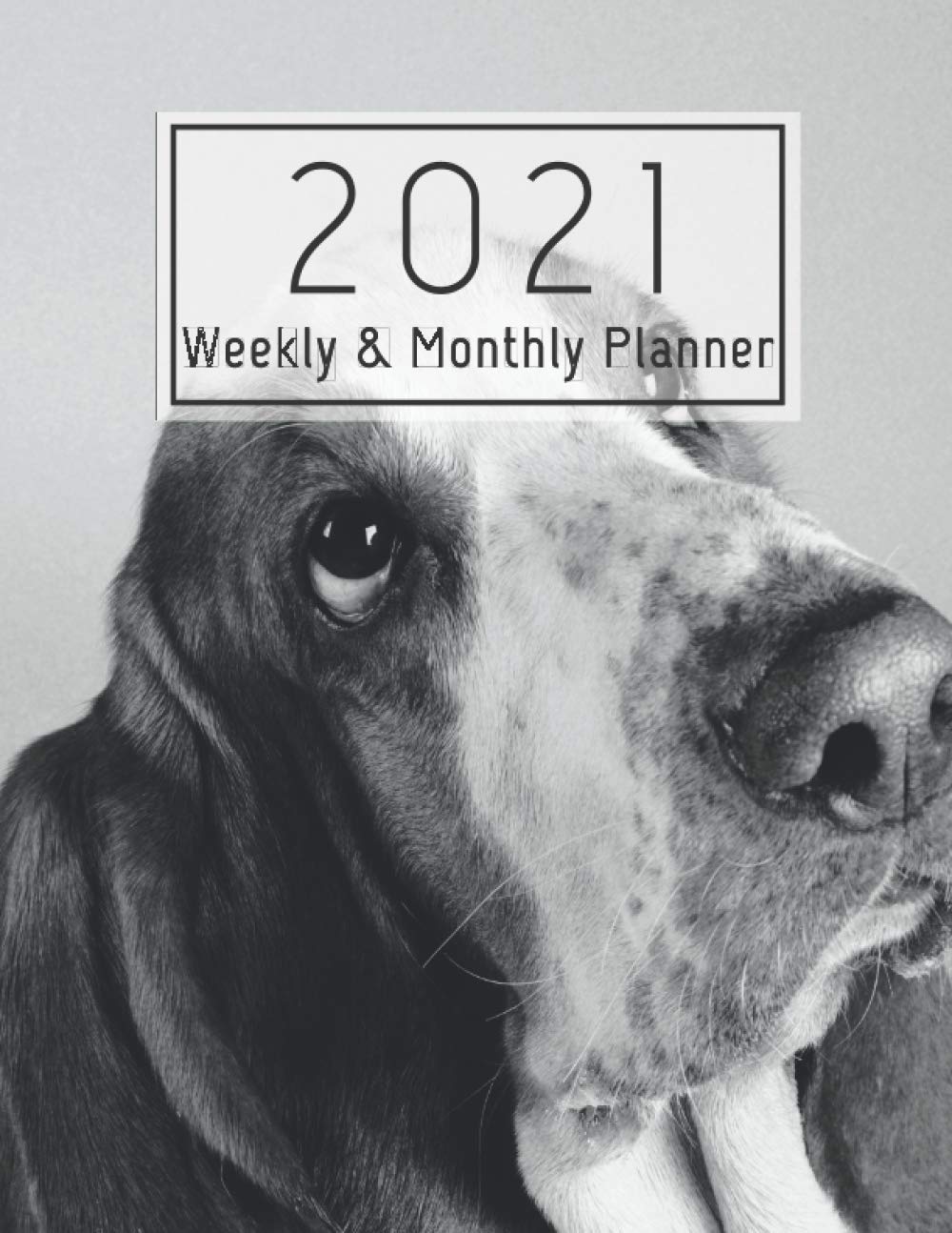 Basset Hound 2021 Planner: Daily Weekly Monthly | 12 Months - Jan to ...