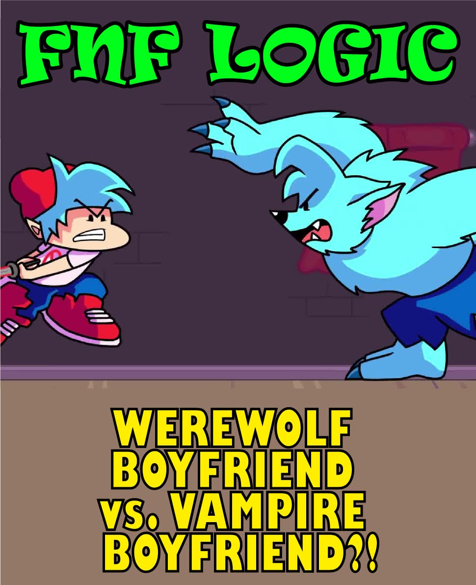 Friday Night Funkin Comic WEREWOLF BOYFRIEND vs. VAMPIRE BOYFRIEND ...