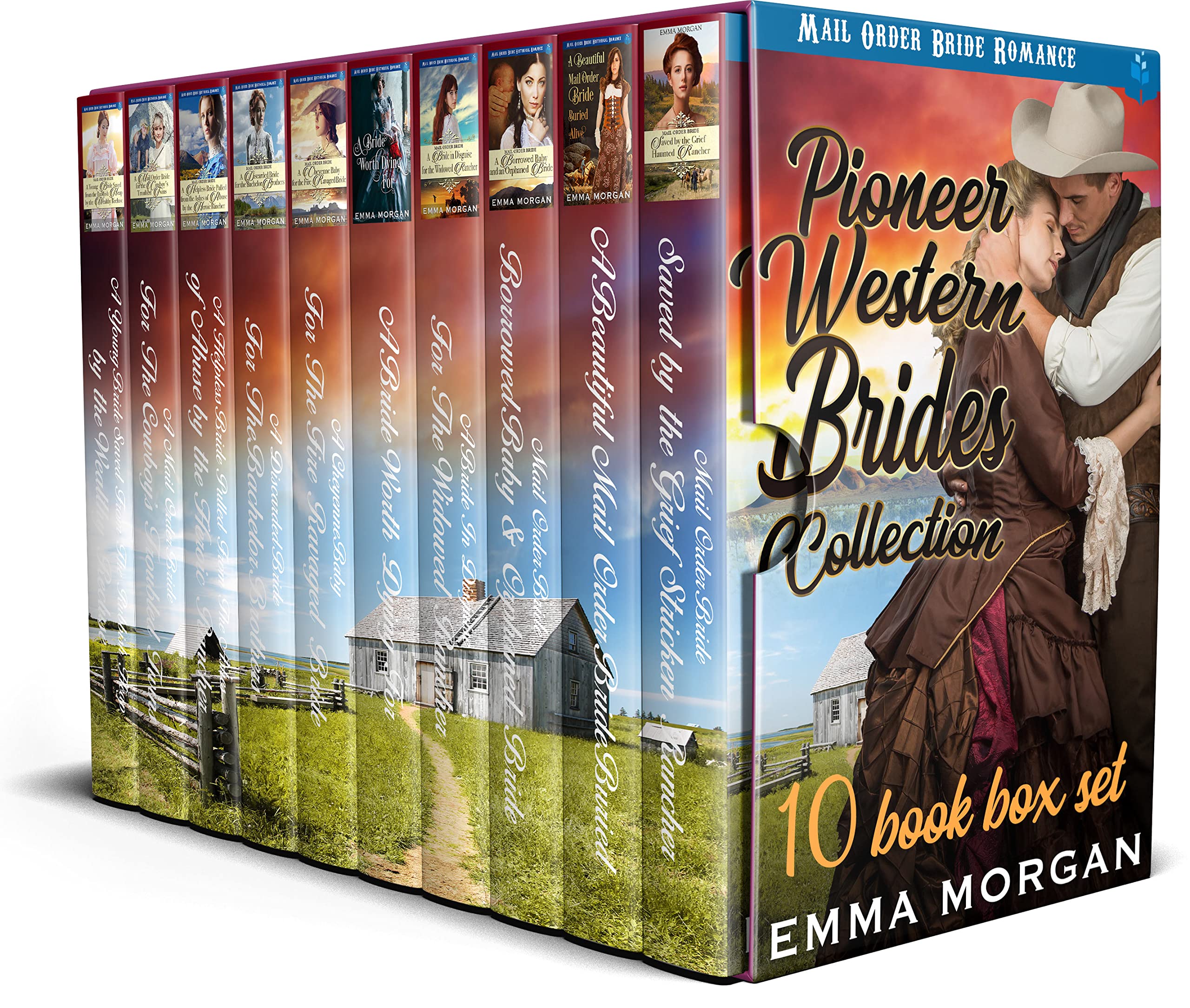 Pioneer Western Brides Collection: Mail Order Romance Bride 10 Book Box ...