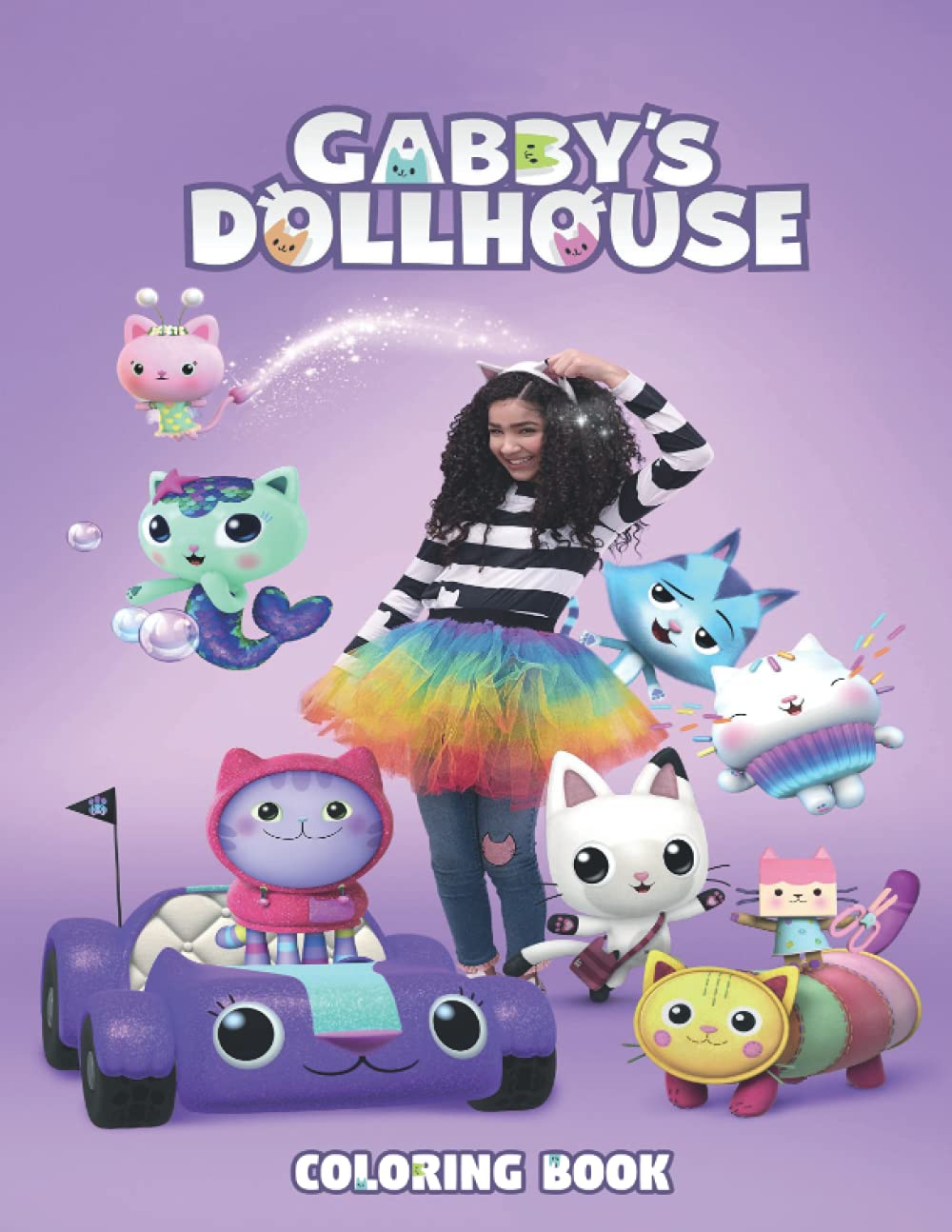 Gabby's Dollhouse Coloring Book: High Quality Graphics Of Gabbys ...