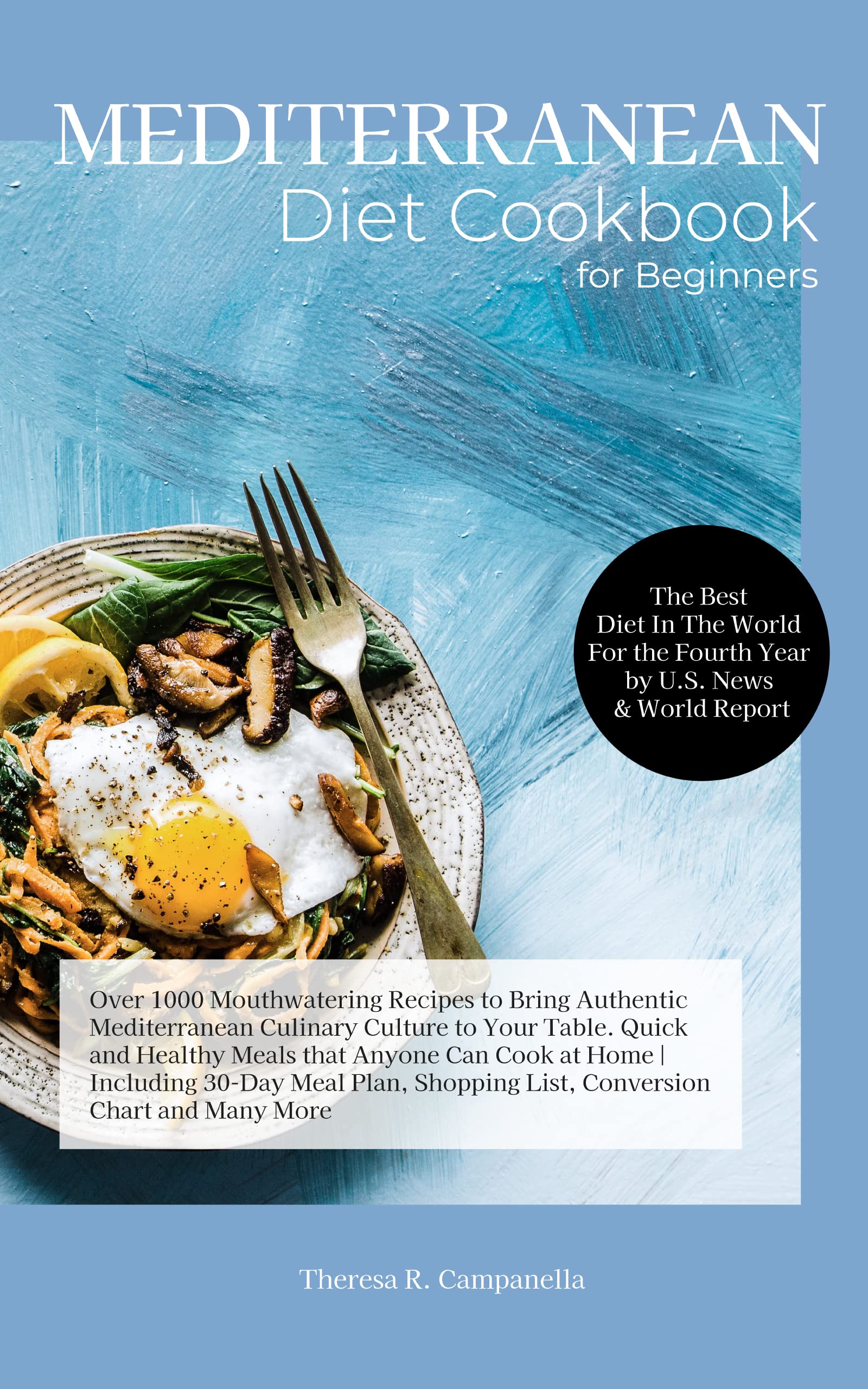 Mediterranean Diet Cookbook For Beginners: Over 1000 Mouthwatering ...