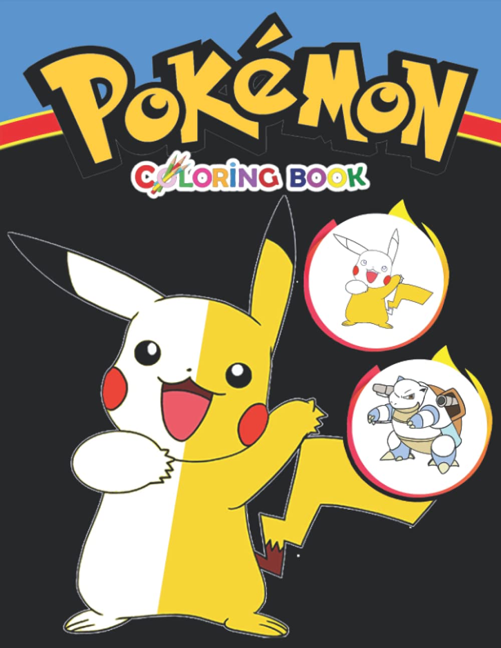 Pokémon Coloring Book: +100 coloring pages filled with Poke Jumbo ...