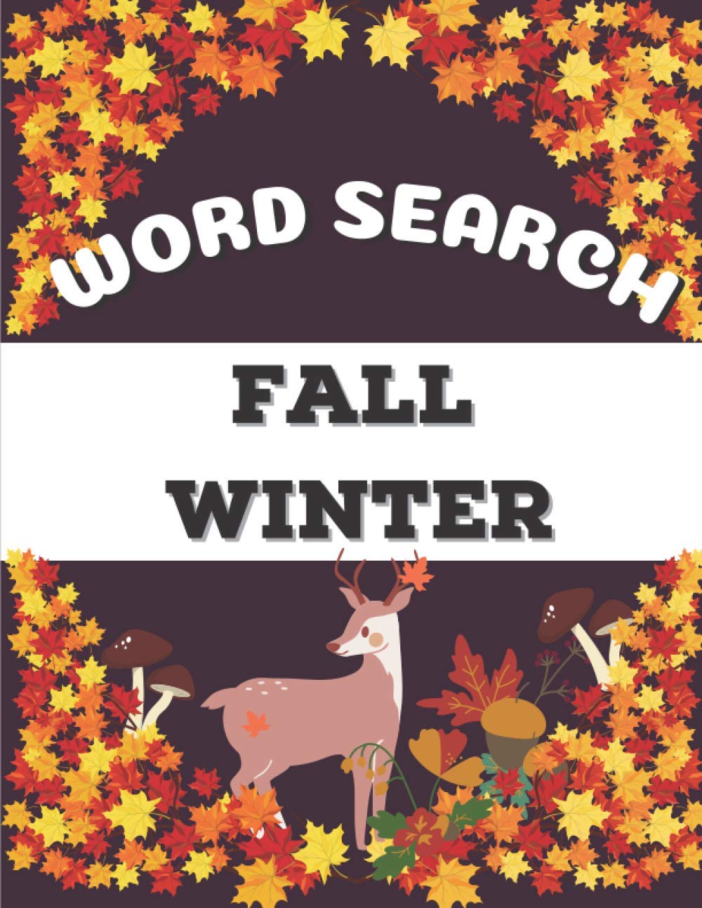 Word Search Fall Winter: Word Search Books for Adults Large Print ...