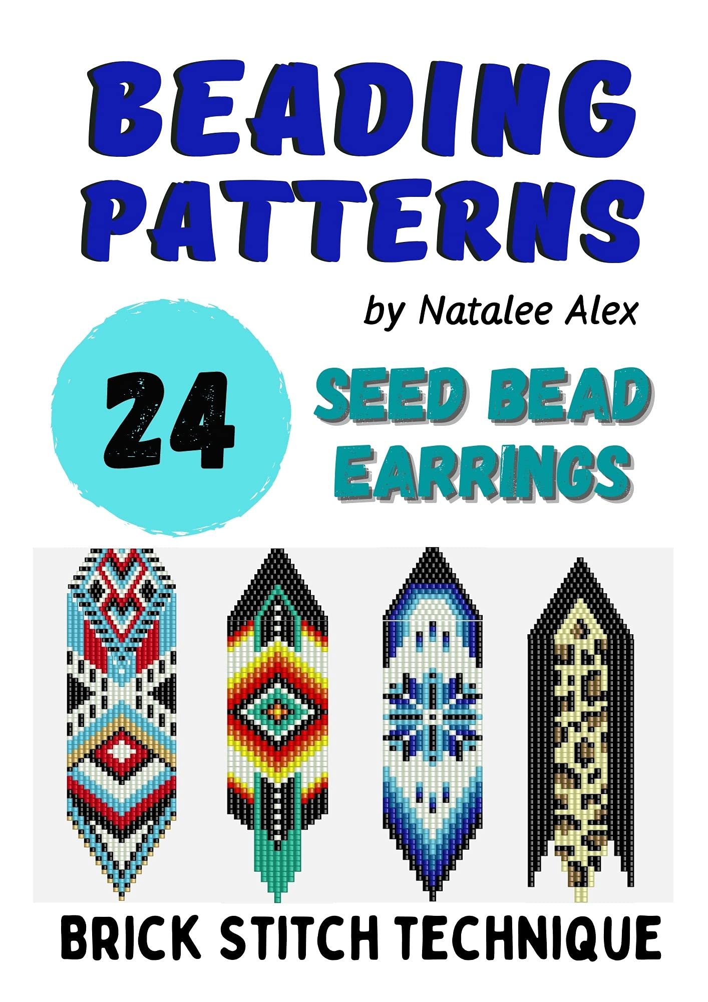 Beading Patterns 24 seed bead Earrings Collection - Gift for ...
