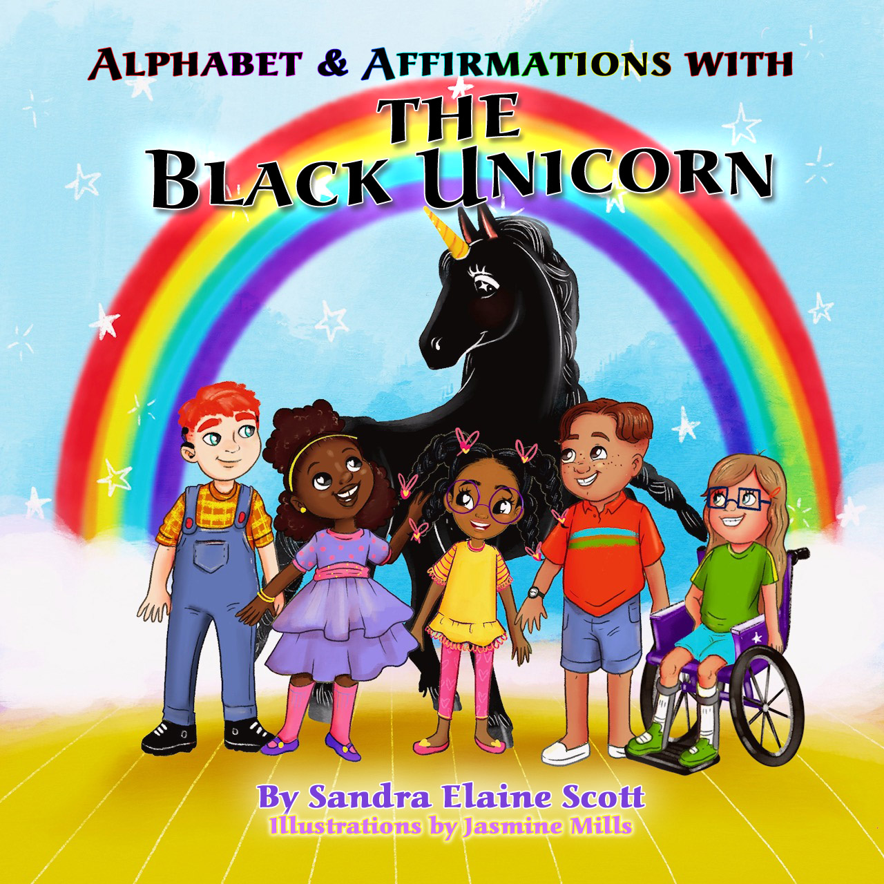 Alphabet & Affirmations with The Black Unicorn by Sandra Elaine Scott ...