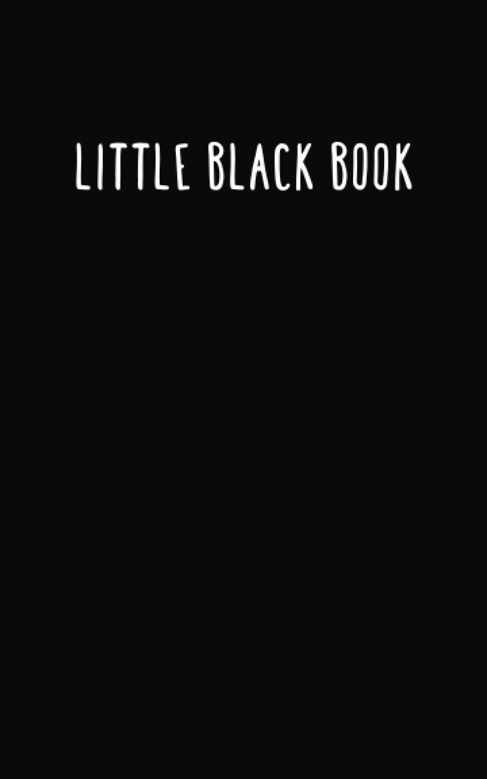 Little Black Book: Fun Novelty Notebook / Journal / Notepad Gift by ...