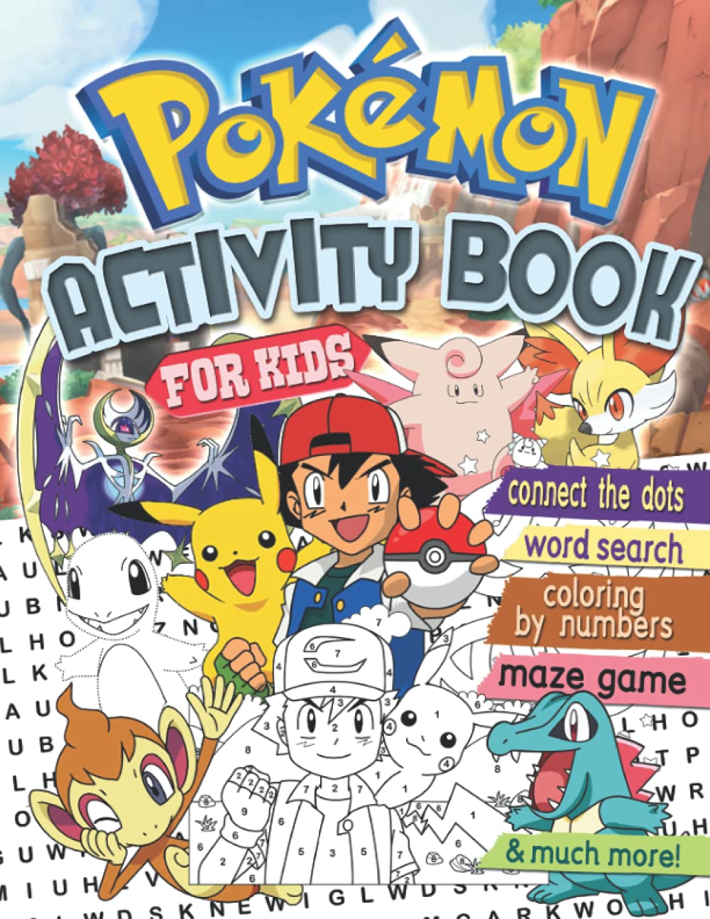 Pokémon Activity Book: 2021 Pokémon Activity Book For Kids Of All Ages ...
