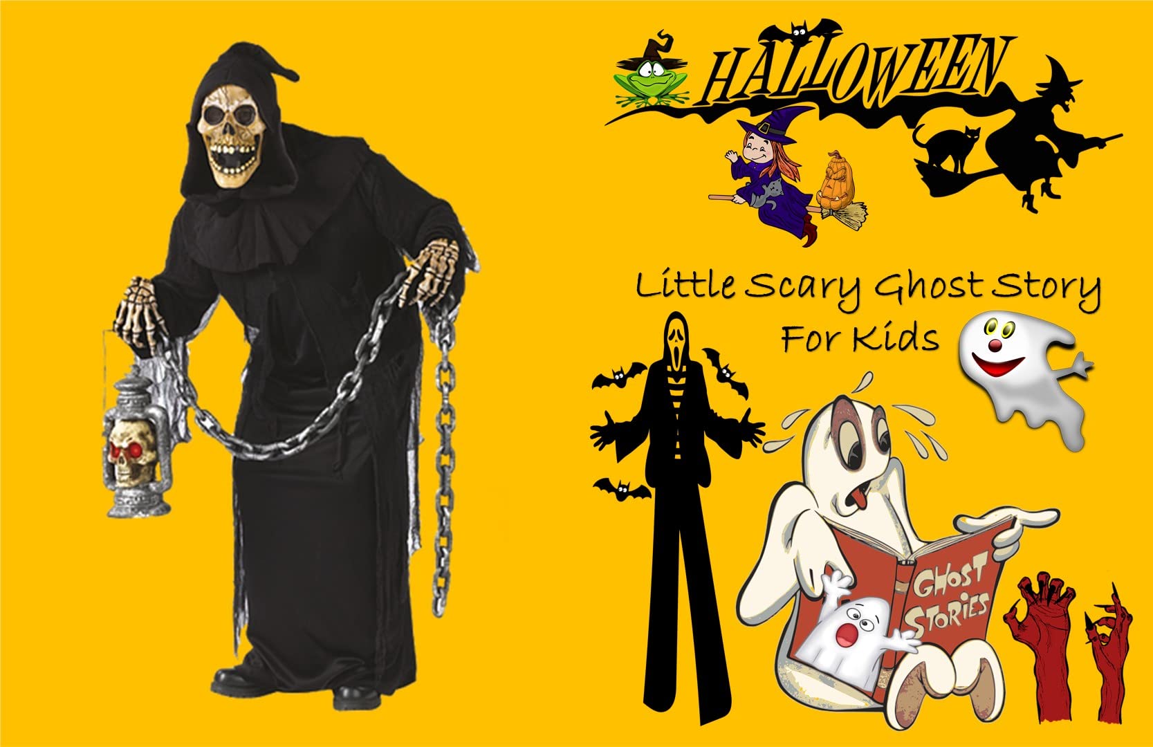 Scary Ghost Story For Kids: Story Book For Kids About Ghosts, Witches ...